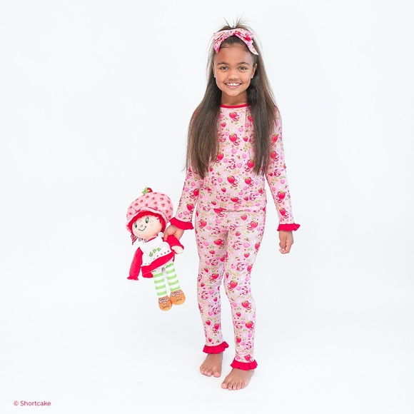 Sweet Pea | Pajamas | Sweet Peas Strawberry Shortcake Two Piece Pajama ...